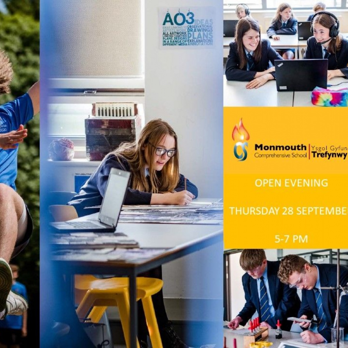 Monmouth Comprehensive School - Open Evening 2023